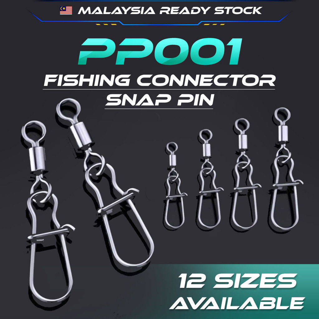 【MR.T】 Corrosion Resistant Duo Snap Swivel #5/#7/#10/#12 Pin Pancing ...