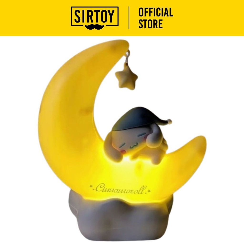 MINISO Sanrio Cinnamoroll Night Light Figure 玉桂狗月芽甜梦LED发光摆件 | Shopee ...