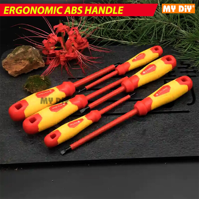 MYDIYHOMEDEPOT - 5PCS FIREFOX ELECTRICIAN INSULATED SCREWDRIVER SET ...