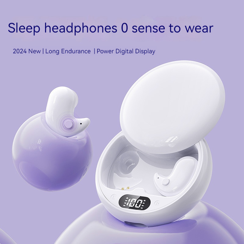TZUZL Y36 Bluetooth 5.3 Wireless Headphones TWS In-Ear Invisible Sleep ...