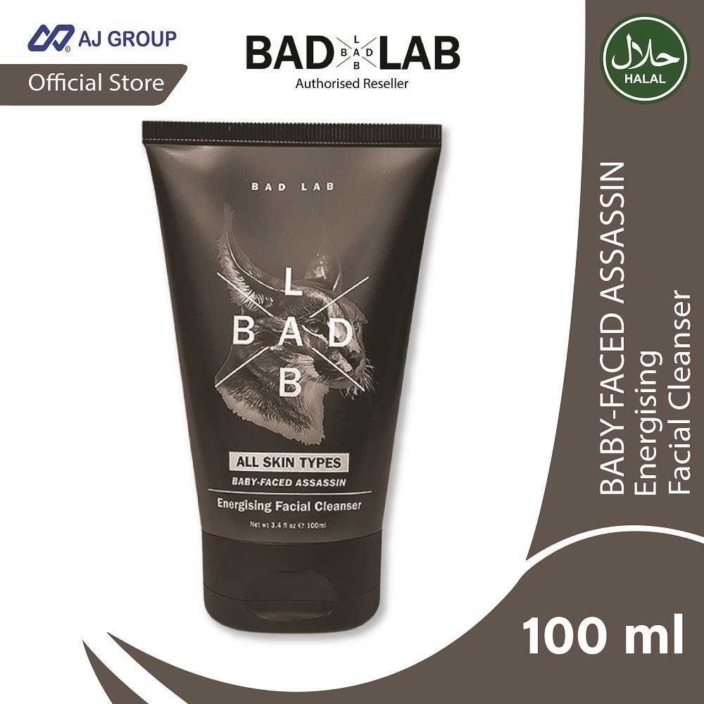 Bad Lab Baby Faced Assassin Energising Facial Cleanser (100ml) | Shopee ...