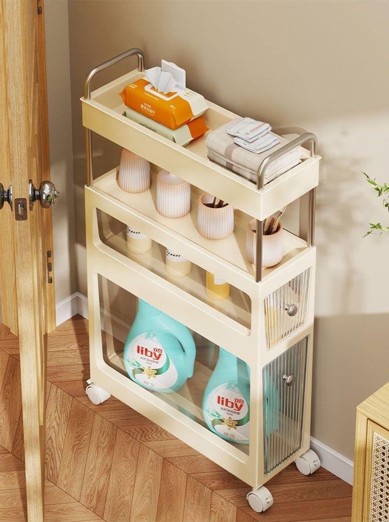 Behind Door Gap Rack Bathroom Gap Bathroom Ultra-Narrow Storage Cabinet ...
