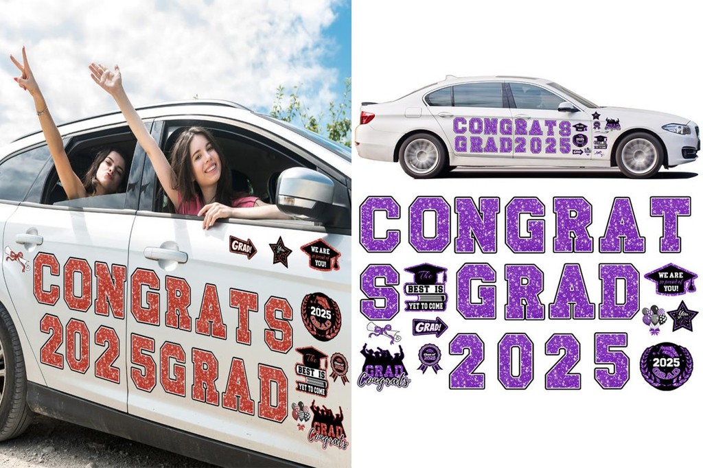 livecity| Exquisite Graduation Designs Graduation Car Decorations 2025 ...