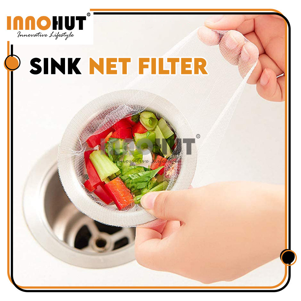 Innohut Sink Mesh Net Sink Colander Bathroom Mesh Filter Strainer Drain ...