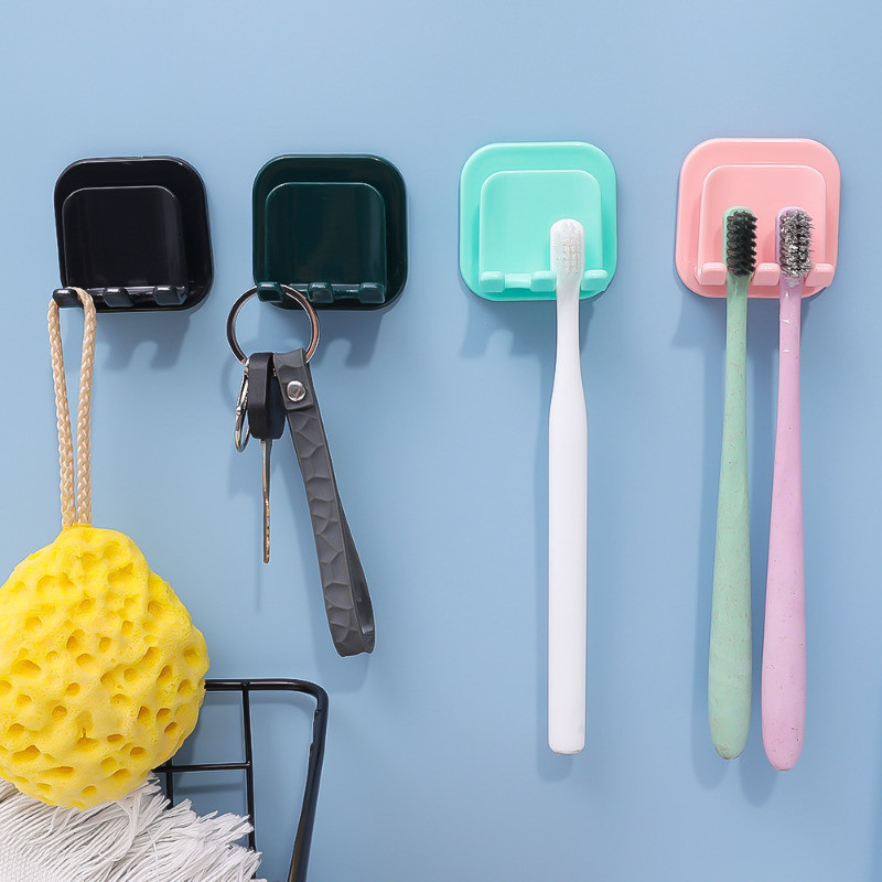 [ Featured ] Punch-free Toothbrush Rack - Space-saving Bathroom Storage ...