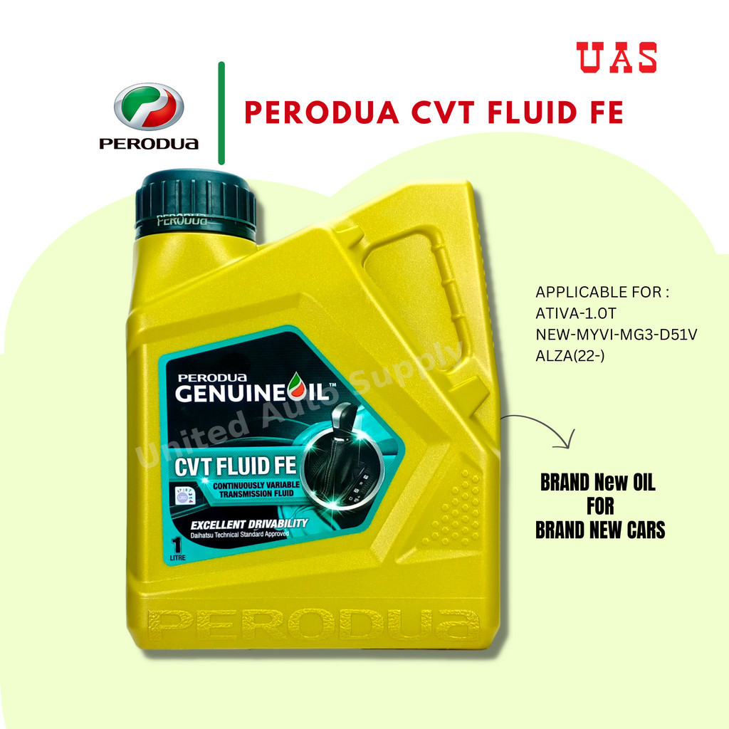 Perodua CVT FE Fluid applicable for Ativa 1.0 Turbo New Myvi 2022 MG3 ...