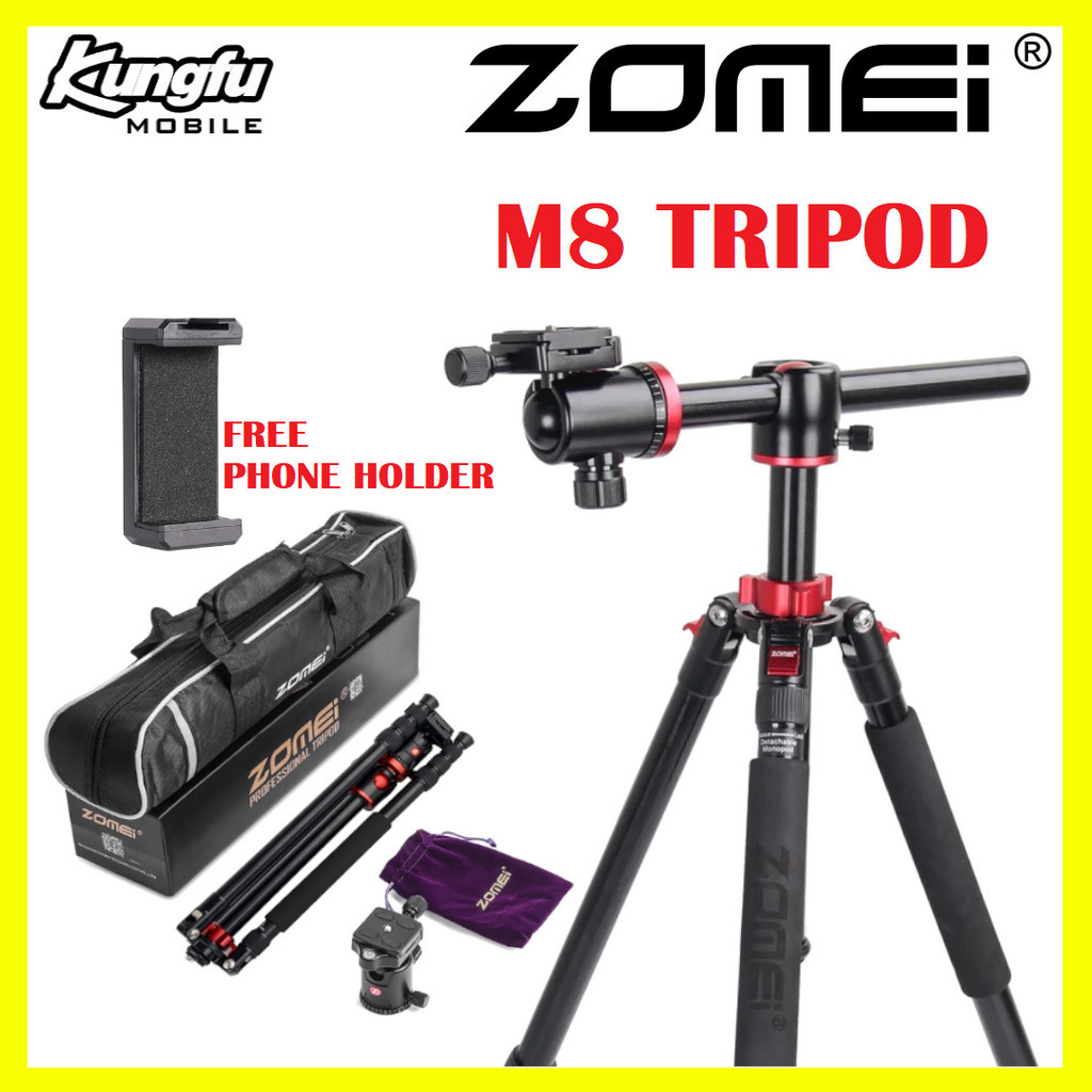 ⚡Ship In PJ⚡ZOMEi M8 Camera Tripod with Extension Arm Monopod ...