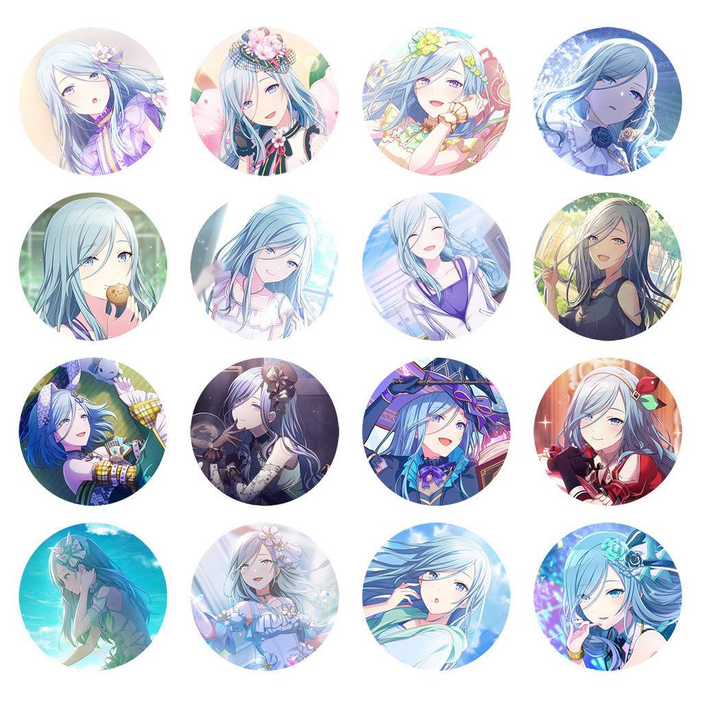 Project SEKAI Anime Hinomori Shizuku Szk MORE MORE JUMP 50mm Metal ...