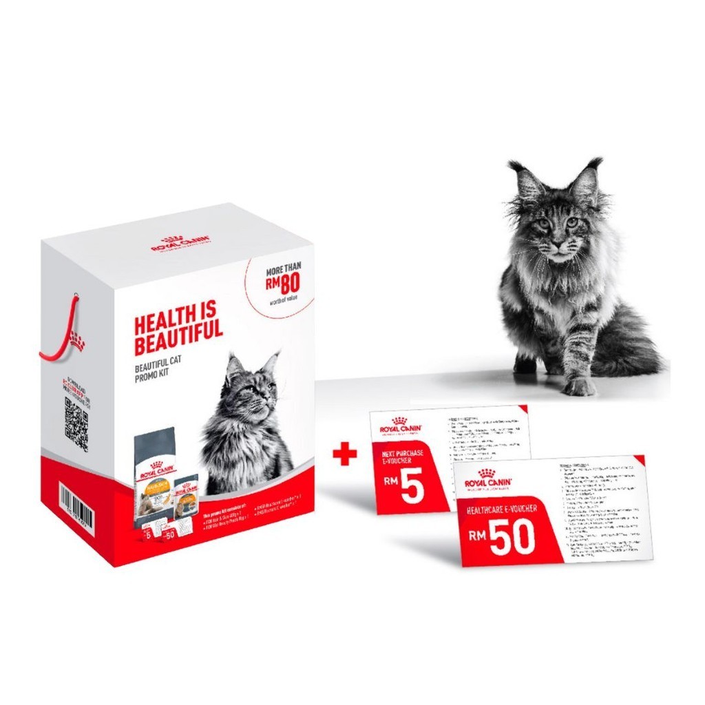 Royal Canin Promo Kit Worth RM80 (Hair & Skin 400g+Intense Beauty Pouch ...