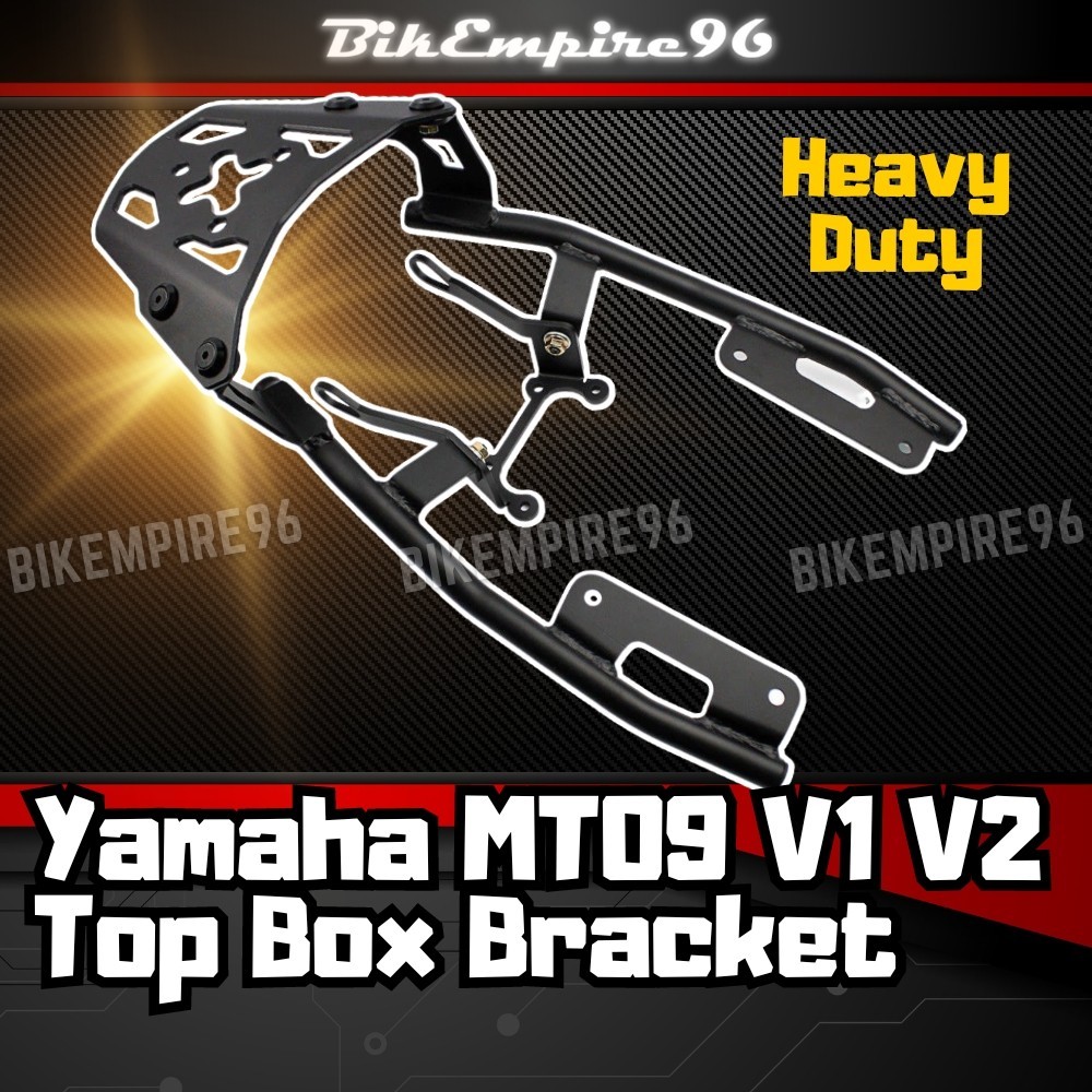 Yamaha MT09 V1 V2 Heavy Duty Top Box Bracket Rear Rack Carrier Shelf ...