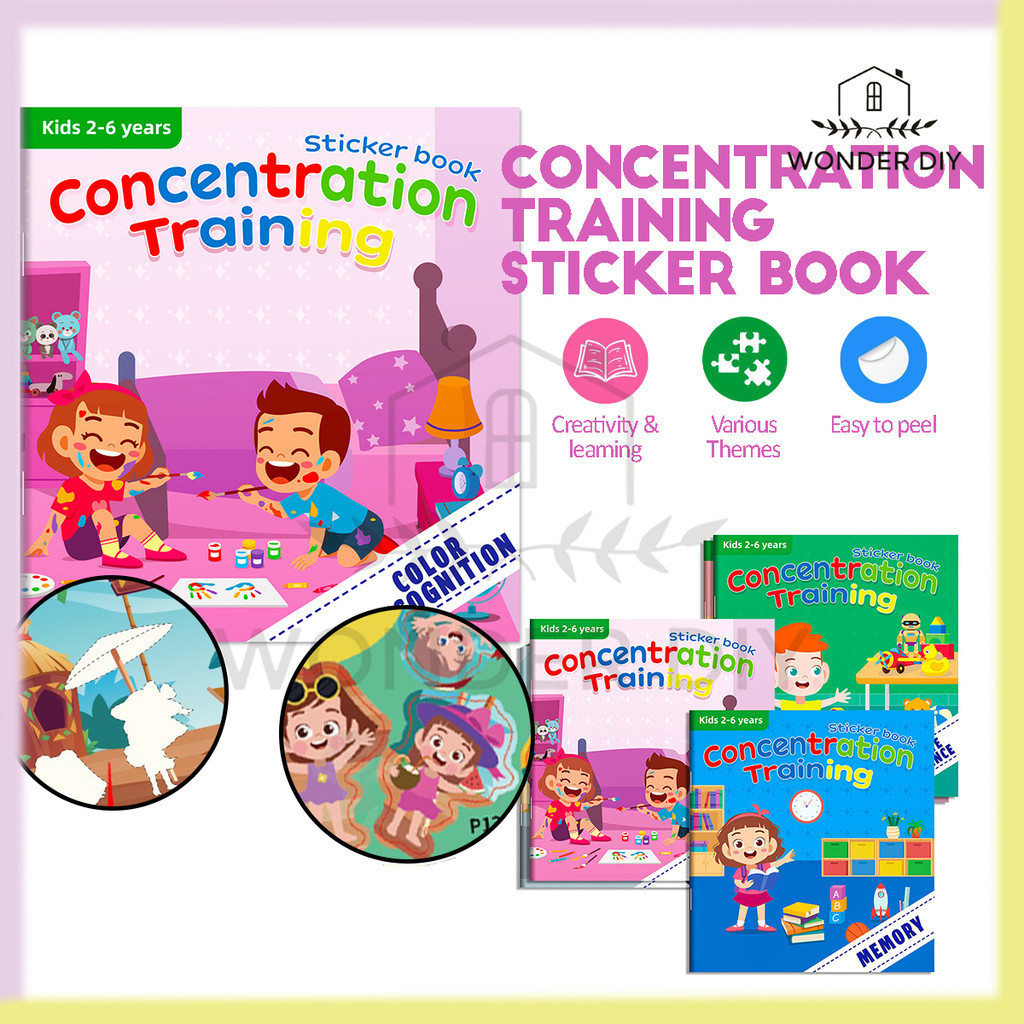 Cartoon Sticker Books Focus on Developing Potential Stickers for ...