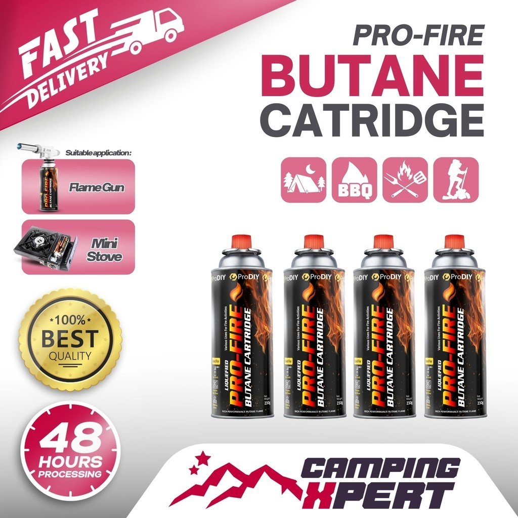 2pcs 4pcs High Quality Butane Gas Can for Flame Gun Mini Camping Stove ...