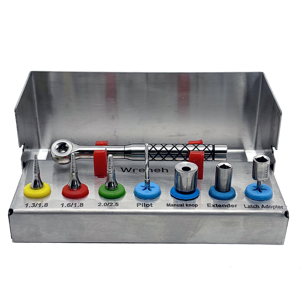 8pcs/set Dental Implant Removal Kit Bone Expander SOS Drills Set Bone ...