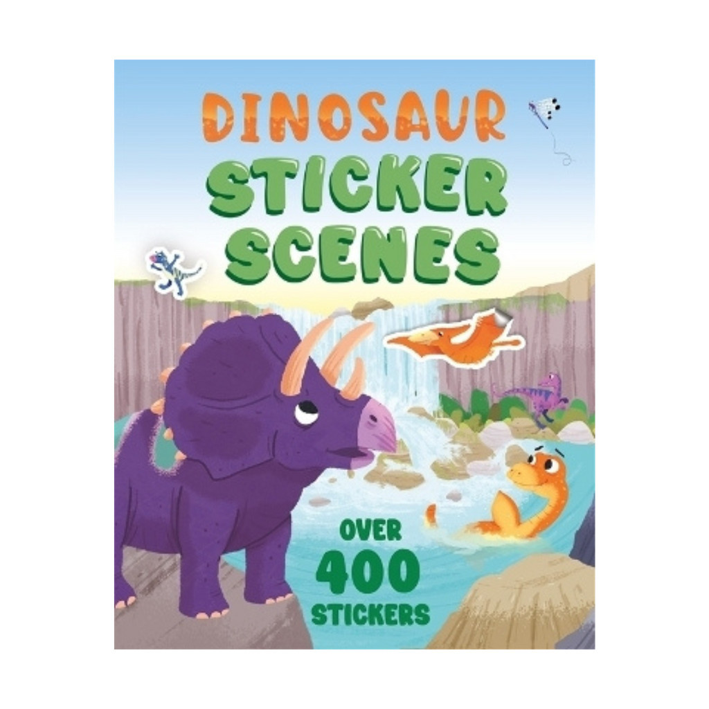 Dinosaur Sticker Scenes Book With 400+ Stickers For Kids | Shopee Malaysia
