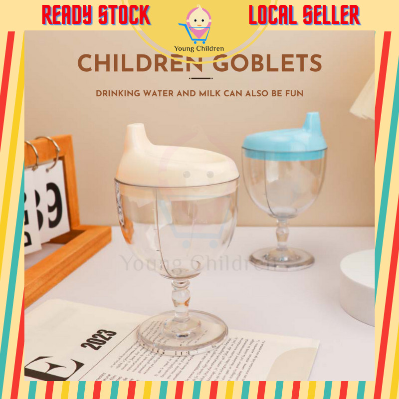 Children Goblets 150ml Baby Wine Glass Baby Milk Cup Plastic Goblet Water Juice Cup Baby Sippy ...