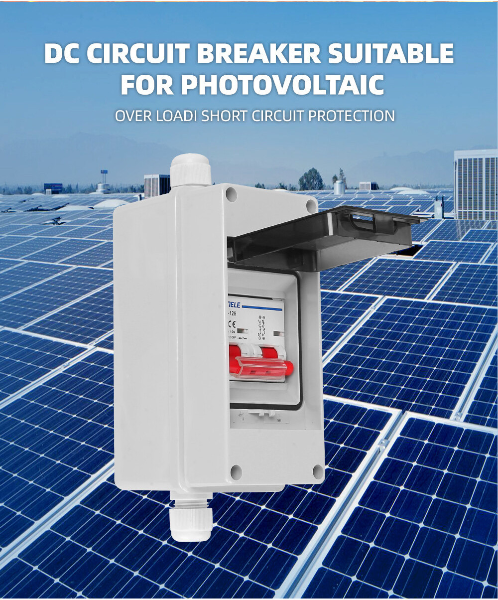 TAXNELE HT Waterproof Box AC DC Solar Circuit Breaker Combination MCB ...