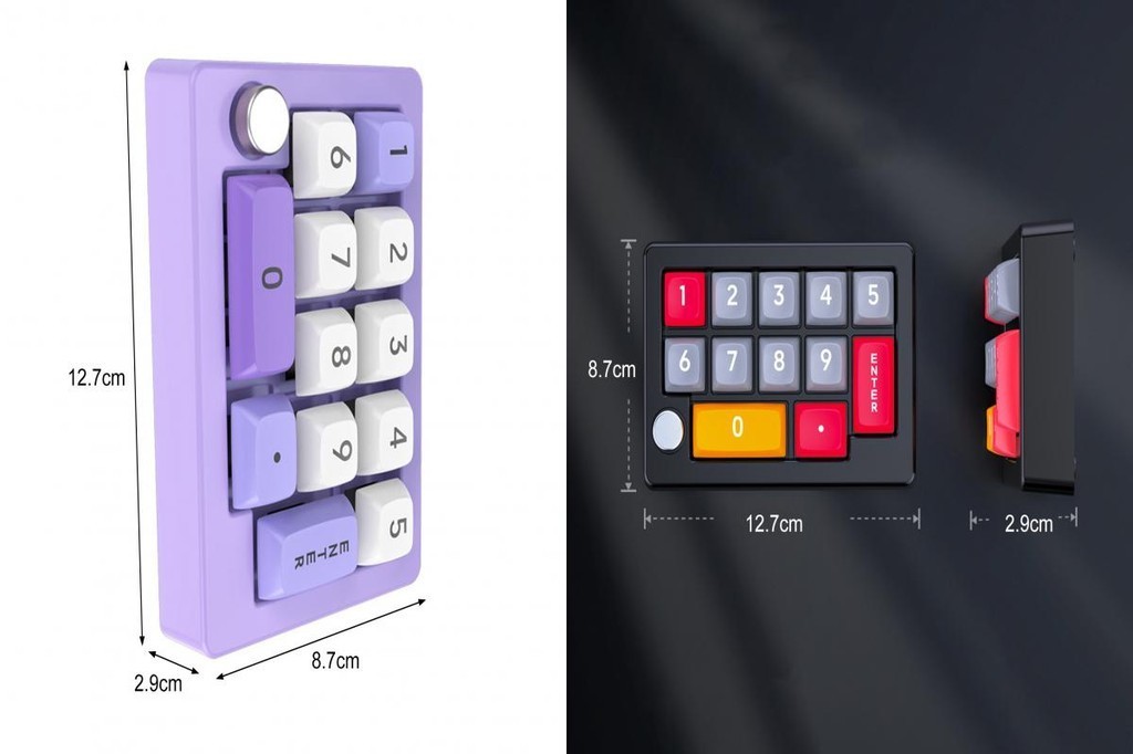 Number Keyboard Pc Keyboard Mini Gaming Keyboard with 13 Macro ...