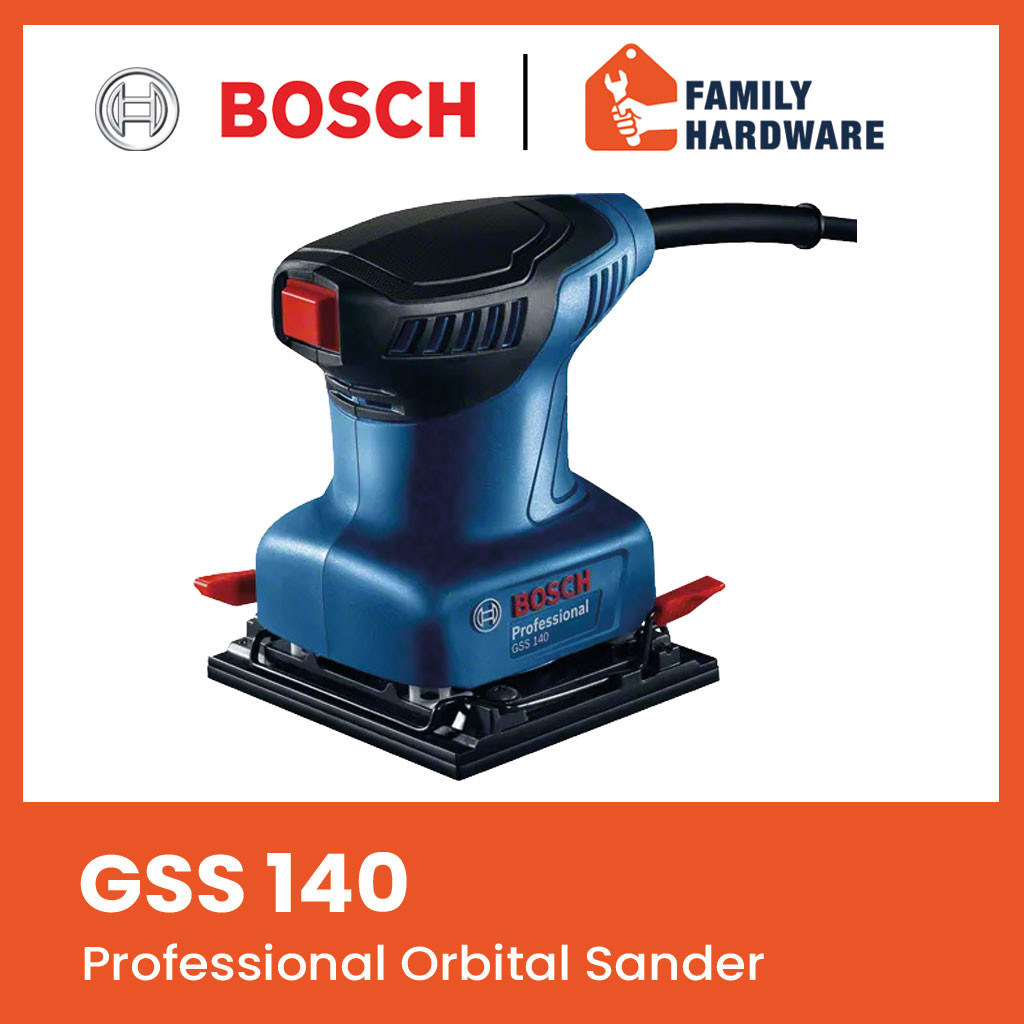 BOSCH GSS 140 Professional Orbital Sander With 3pcs C470 Best Wood ...