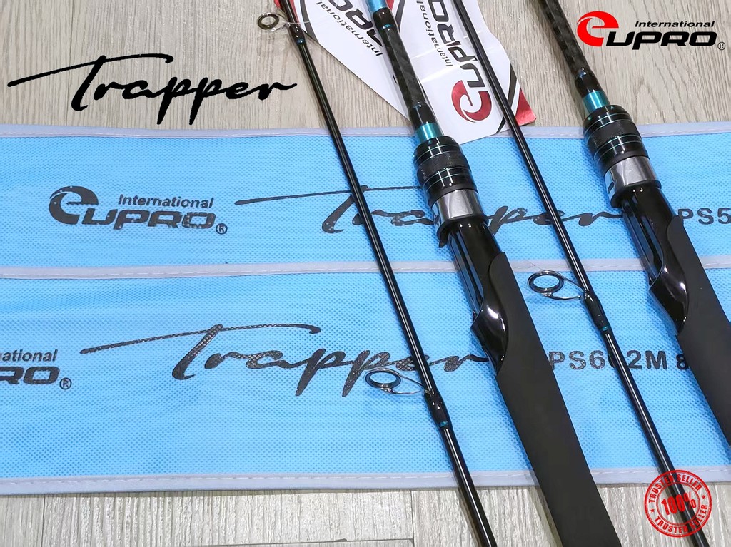 EUPRO TRAPPER SOLID GRAPHITE SPINNING FISHING ROD | Shopee Malaysia
