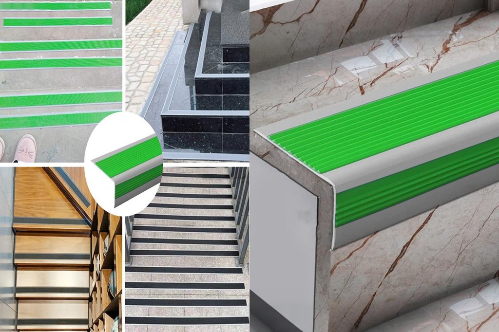 COCO L-shaped Stair Edge Tread Non-slip Stair Nosing Protector Non-slip ...