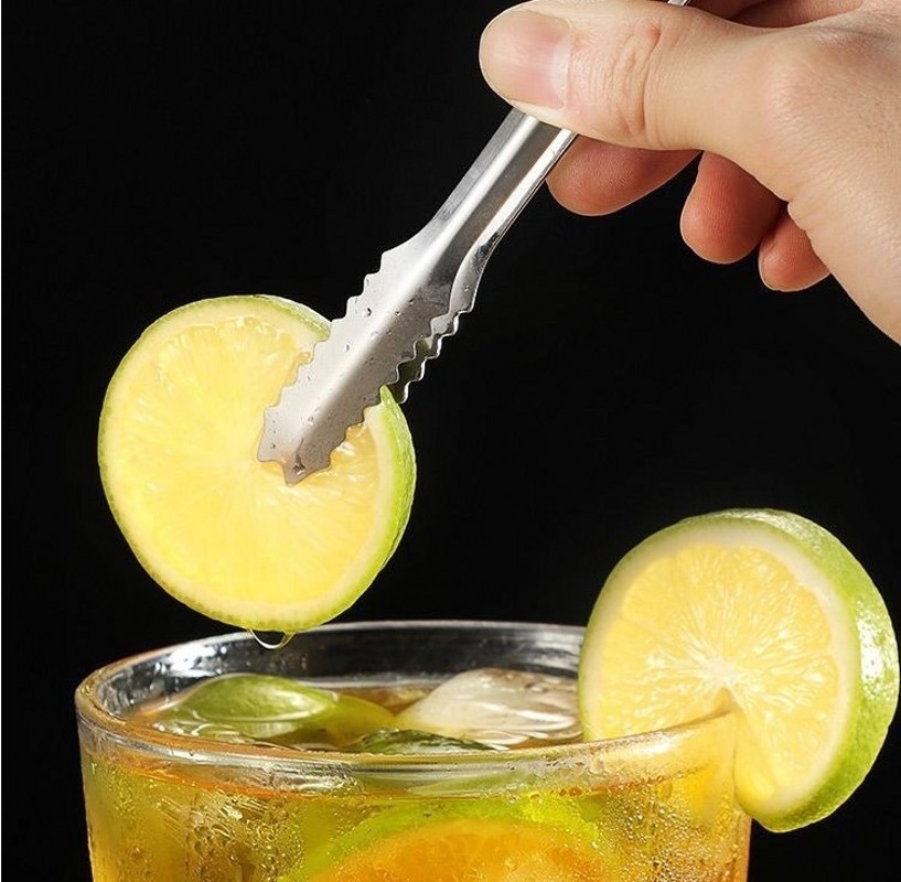 1Pc Palm Shape Stainless Steel Food Tong Coffee Sugar Ice Cube Non-Slip ...