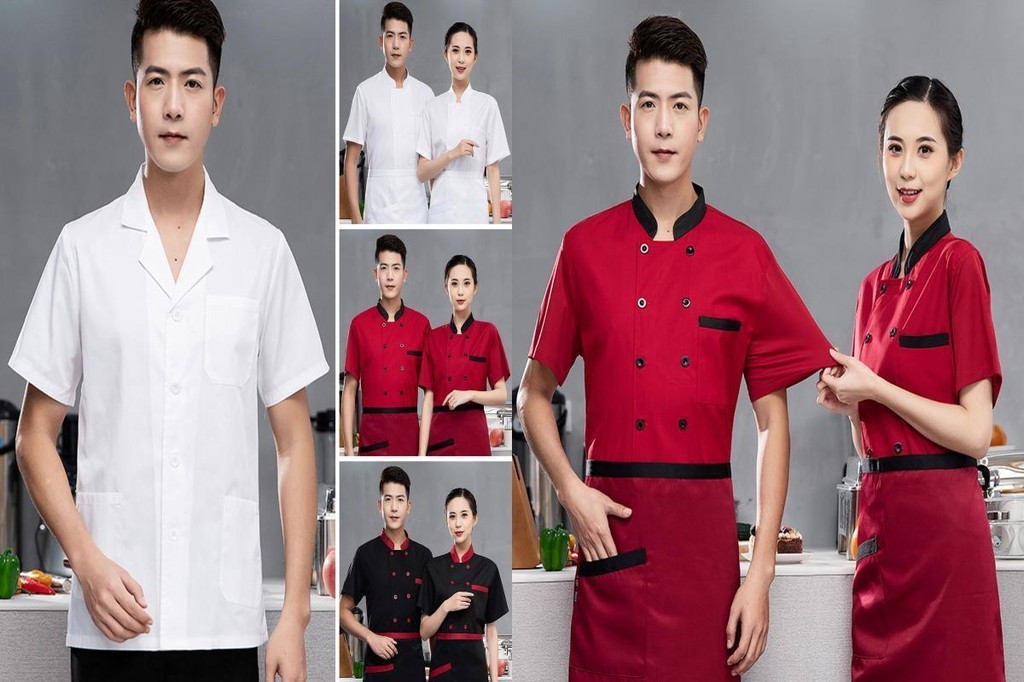 Mesh Back Chef Attire Unisex Chef Uniform Breathable Chef Jacket for ...