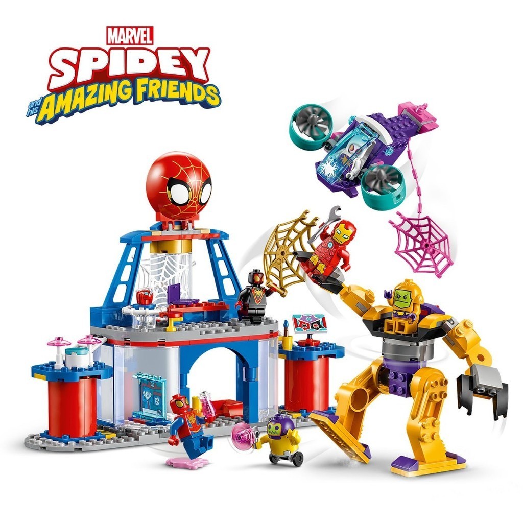 LEGO 10794 Marvel Spidey - Team Spidey Web Spinner Headquarters ...