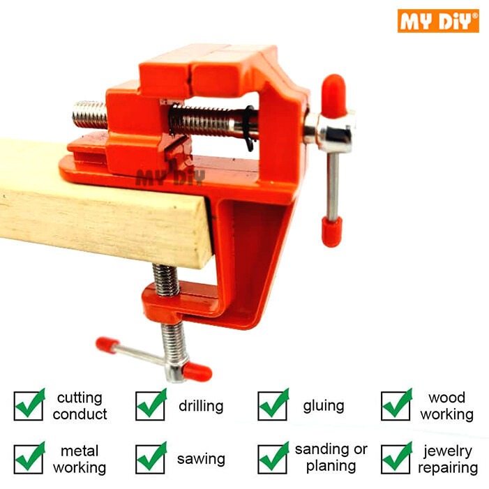 35MM ALUMINIUM ALLOY TABLE BENCH CLAMP VISE MINI BENCH VISE ...