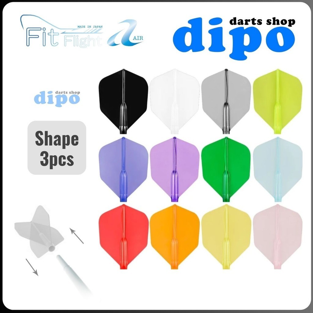 Fit Darts Flight - Fit Flight [ Air ] Shape (3pcs) | Shopee Malaysia