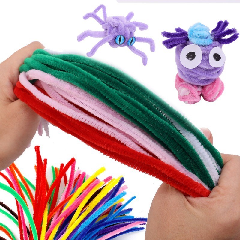 [ Featured ] Plush Doll Twisting Bar Decoration - Colorful Fluffy ...