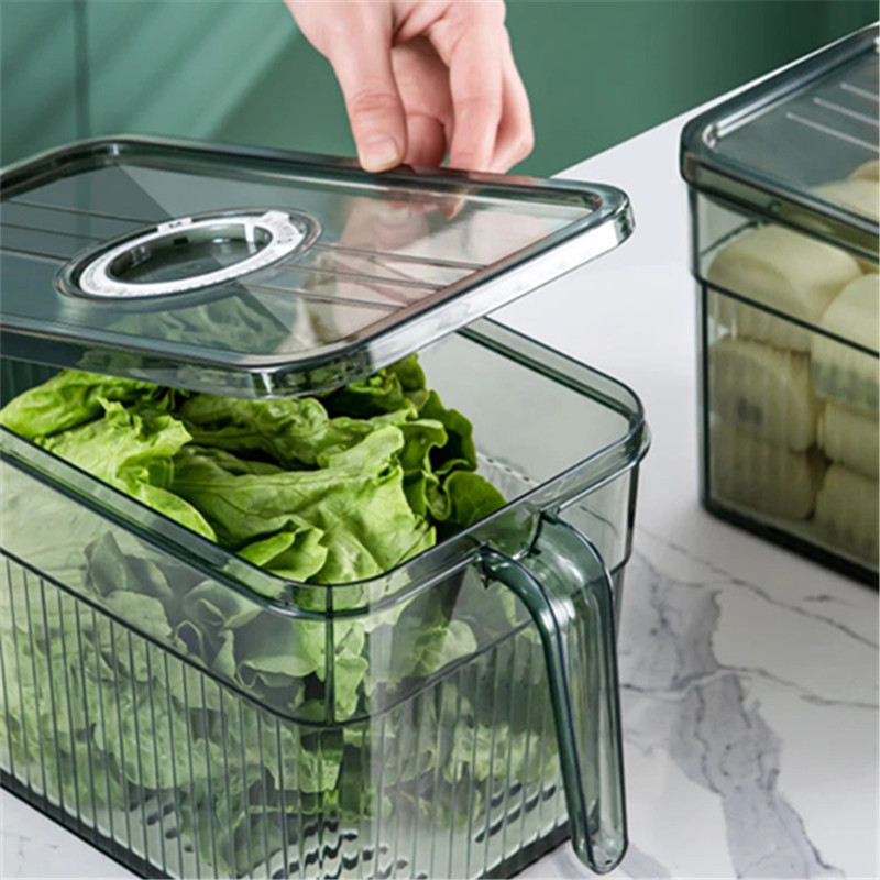 【PLAYFUL】Refrigerator Storage Kitchen Food Keep Fresh Storage Box ...