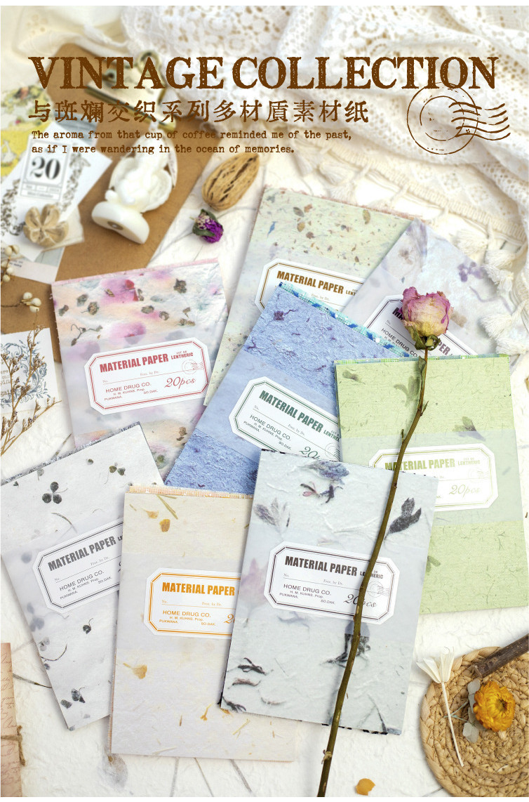 Mr. Paper 20 sheets/bag Multi-material material paper freshness simple ...