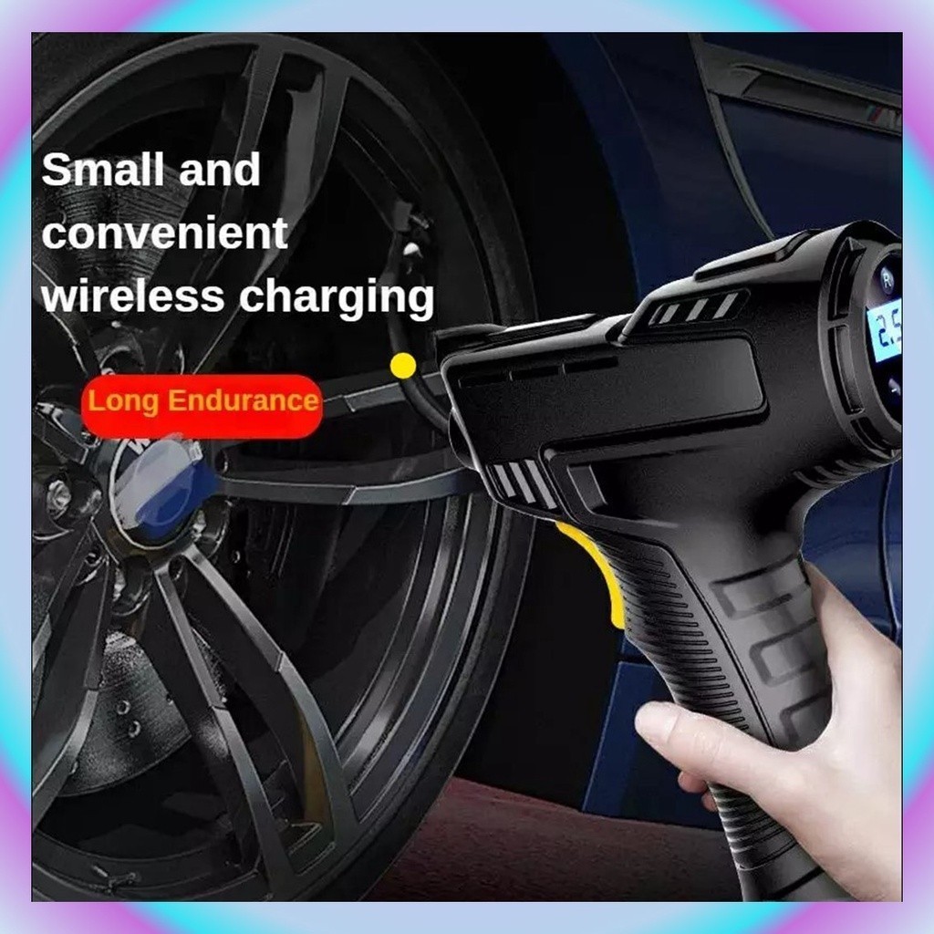 Electric Air Pump Tyre Car Inflator Portable Pump Tayar Kereta Digital ...