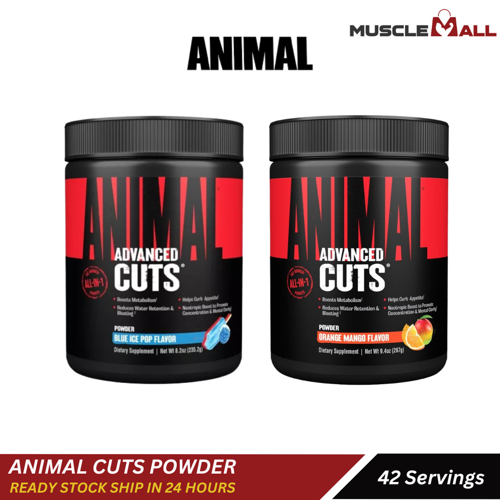 Universal, Animal Cuts Powder, Advanced Cuts Powder Extreme Fat Burner ...