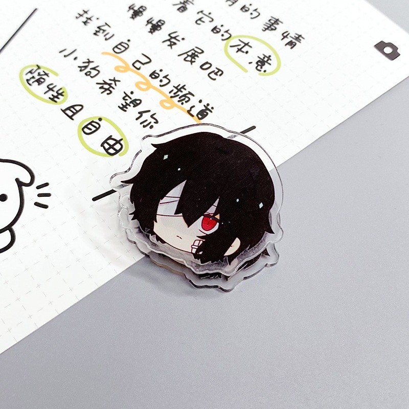 Bungo Stray Dogs Acrylic PP Clip Dazai Osamu Nakahara Chuya Cartoon ...