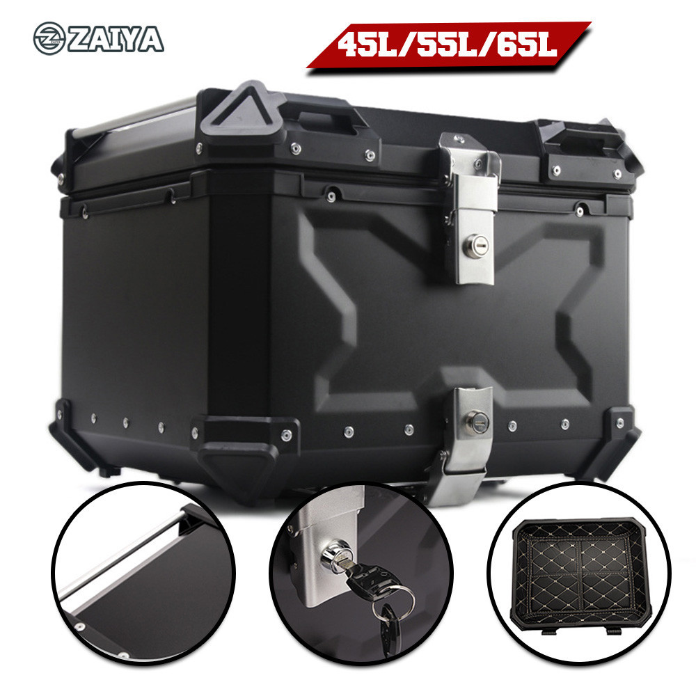 ALUMINIUM BOX Motor Tail Box X Design Kotak Motosikal Peti Aluminum Box ...