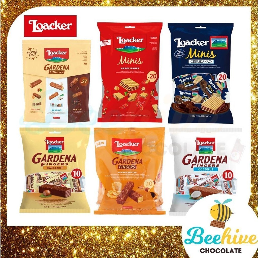 Loacker Gardena Fingers Mini Mix Assorted Chocolate Wafer 150g - 200g ...