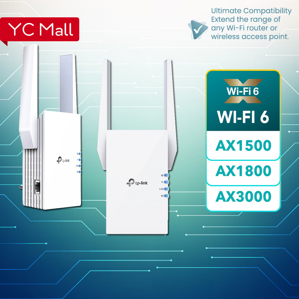 TP-LINK Onemesh AX1500 WiFi 6 Wireless 2.4Ghz + 5Ghz WiFi Range ...