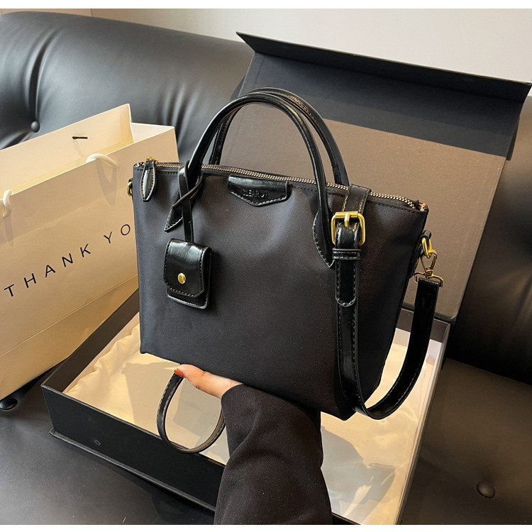 【BAGCO】Handbag Women Dumpling Bag Office Bag Sling Bag Nylon Oxford ...