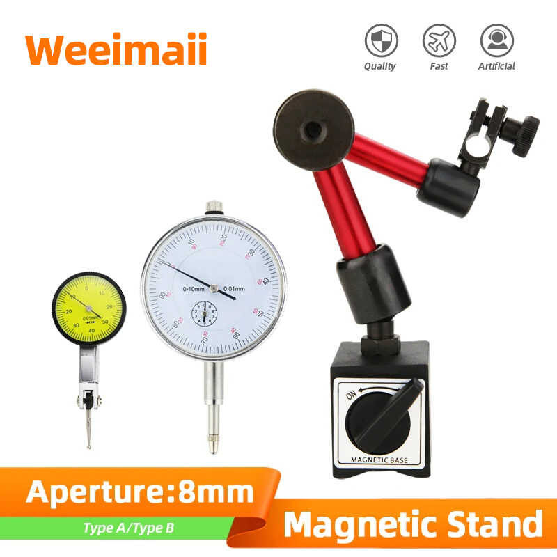 Magnetic Stand Dial Indicator Measuring Probes Dial Gauge Electric