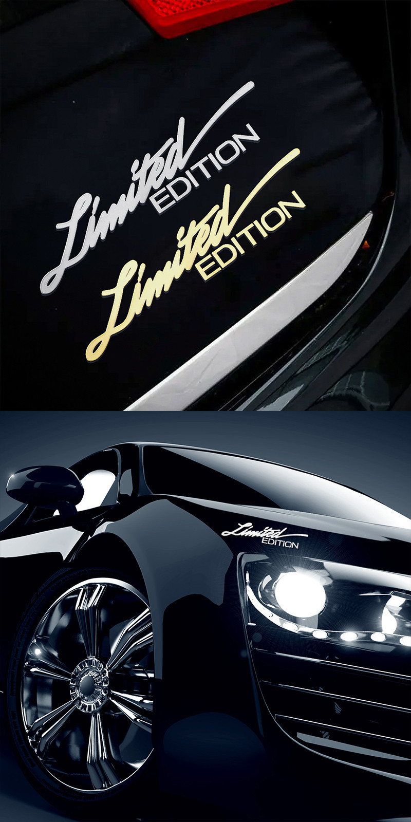 3D Metal Emblem Badge Sticker - Car Exterior Styling Accessories ...