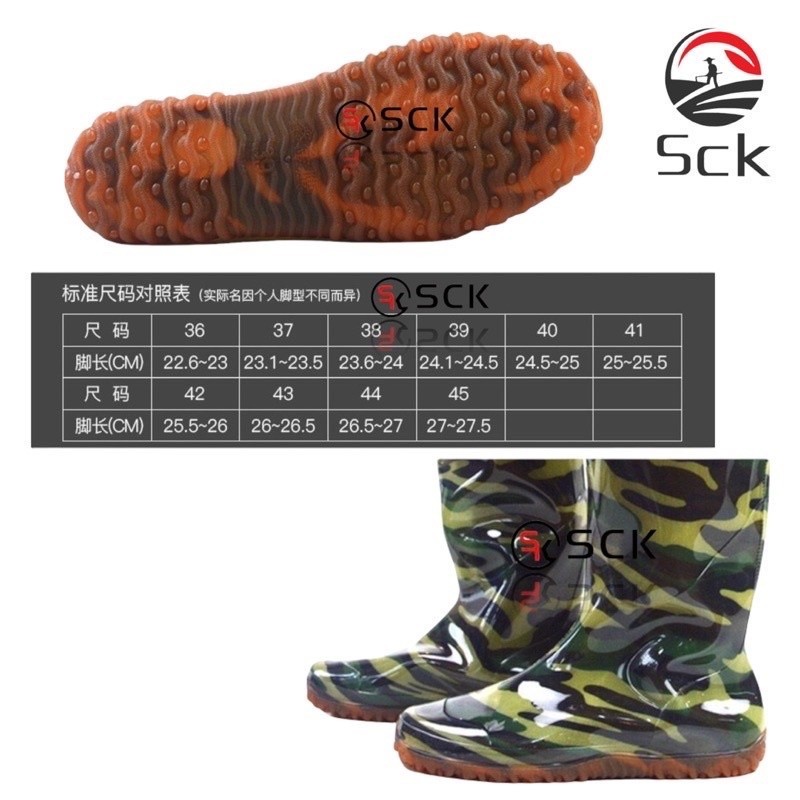 kasut Boots Getah/kasut sawah/Sawah Padi/bendang/Pancing/Peternakan/men ...