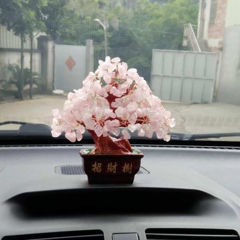 Citrine Tree Fortune Tree Money Tree Home Decoration Gift Small Square ...