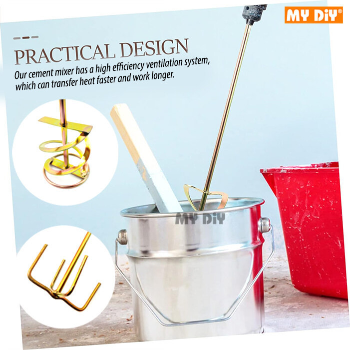 MYDIYHOMEDEPOT - 24inch SDS Heavy Duty Paint Mixer Rod Bar Cement ...