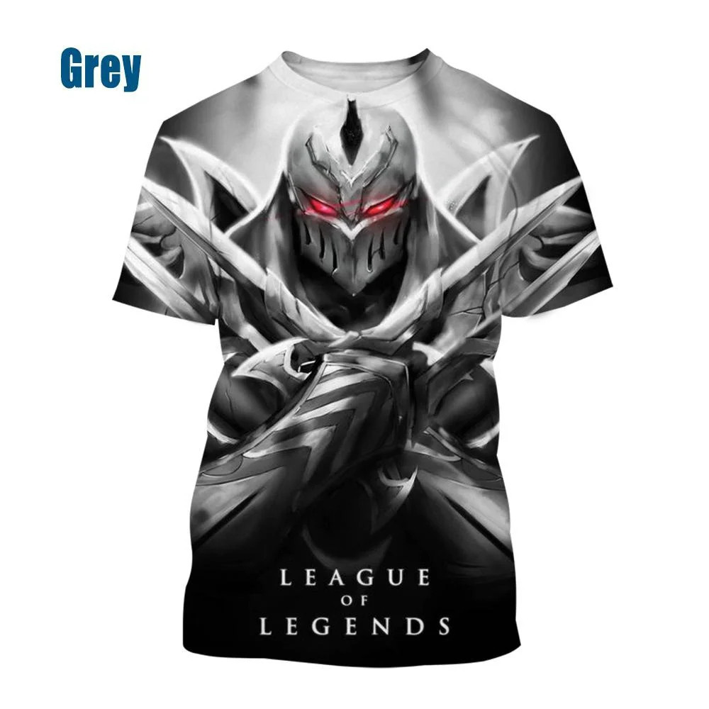 Hot Games League of Legends Character T Shirt for Men Fashion 3D ...