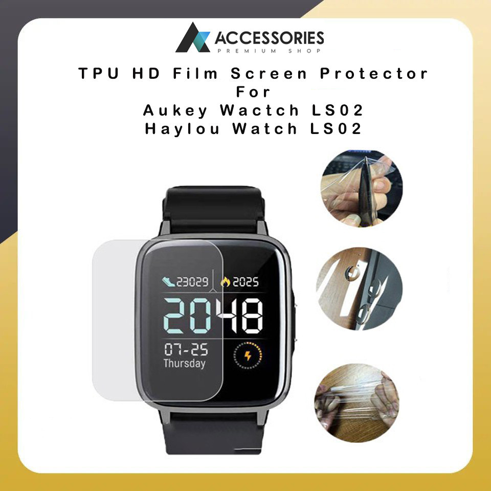 TPU HD Film Screen Protector For Aukey LS02 | Haylou Ls02 | Haylou GST ...