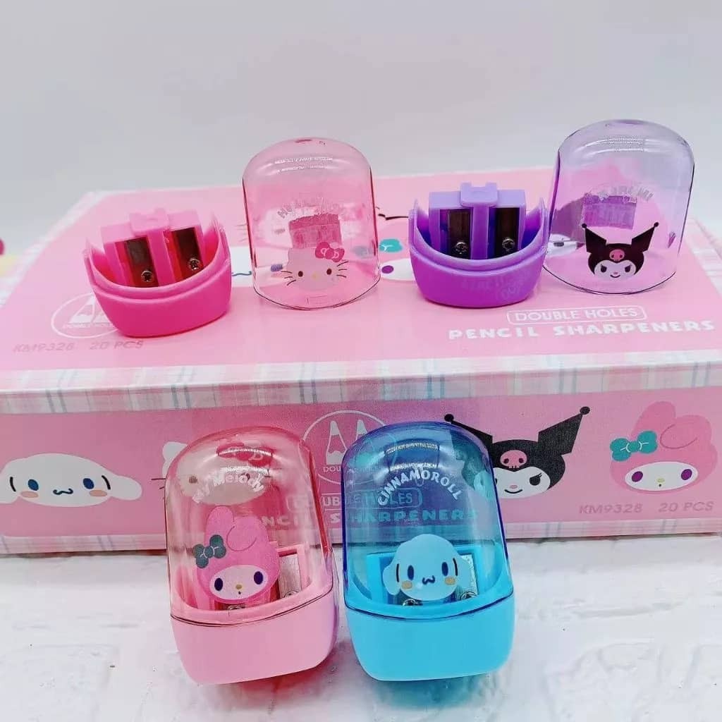 Sanrio Sharpener Cutie Double Hole Sanrio Pencil sharpener Cartoon ...