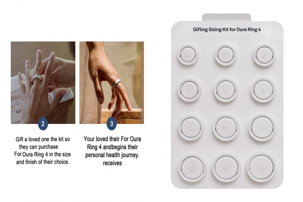 Bluelans Ring Measuring Tool Ring Caliper for Sizing Ring Sizing Kit ...