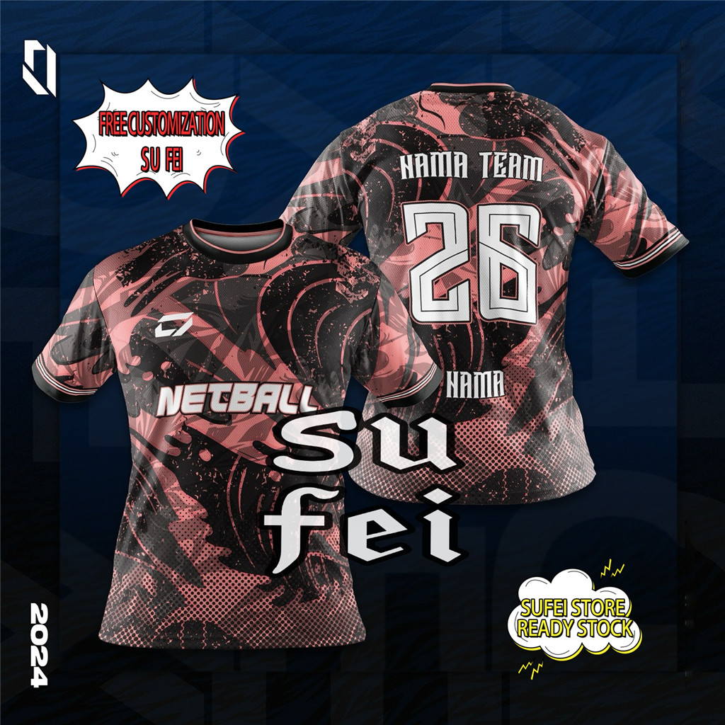 New Design 2024 netball jersey Choii Baju Tshirt Lelaki Thailand Viral ...