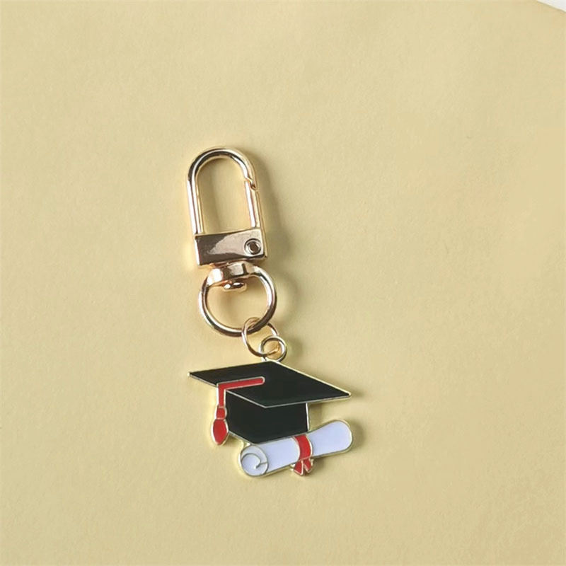 Doctoral Hat Keychain for Graduation Season Exam Blessing Gifts ...